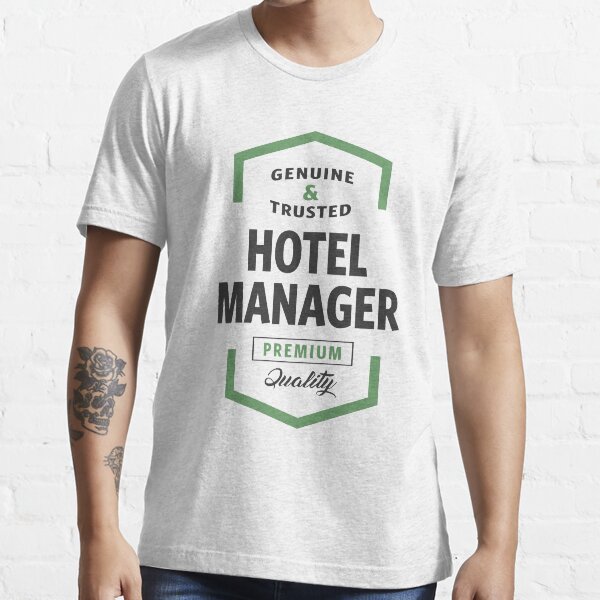 "Hotel Manager Logo Gifts" Essential T-Shirt for Sale by cidolopez ...