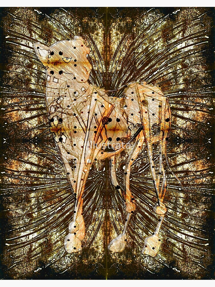 "Clockwork Cyborg Cheetah" Poster by Illustrata | Redbubble