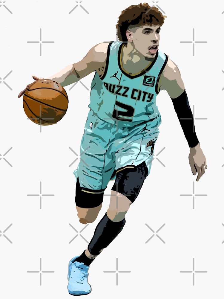 "LaMelo" Sticker by raffrasta | Redbubble