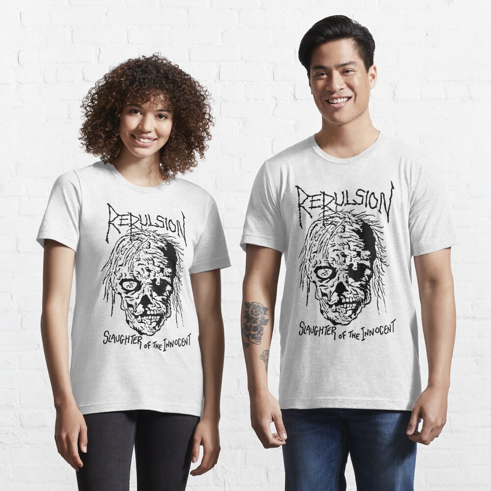 "Repulsion band" T-shirt for Sale by NeonLucifer | Redbubble | grind ...