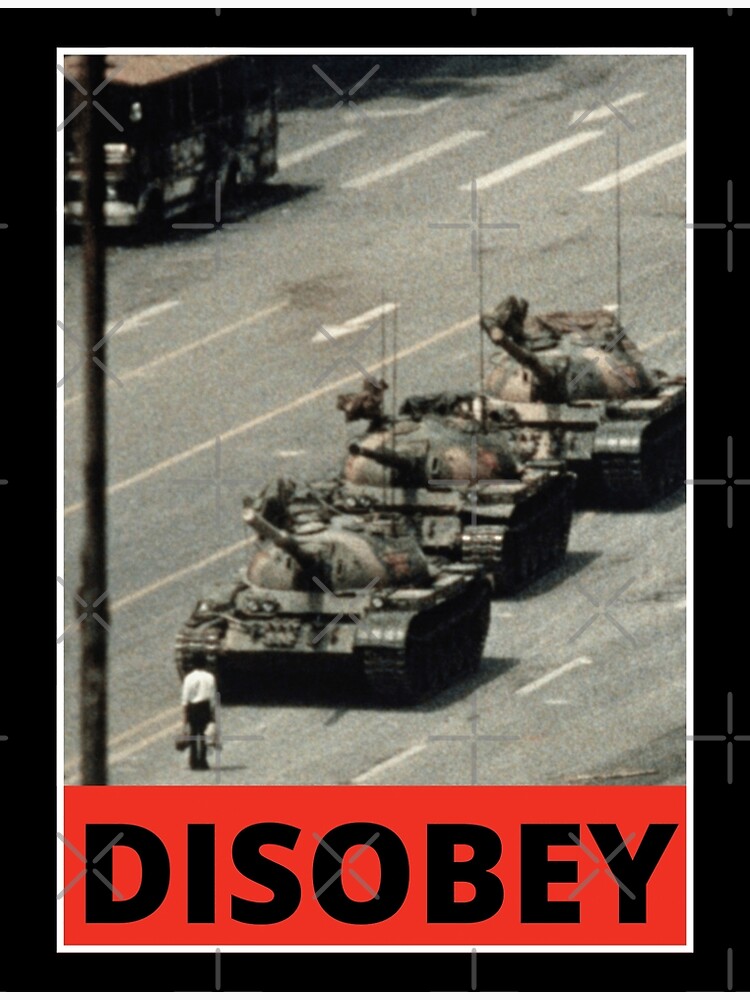 "Tank man " Poster for Sale by Treos | Redbubble