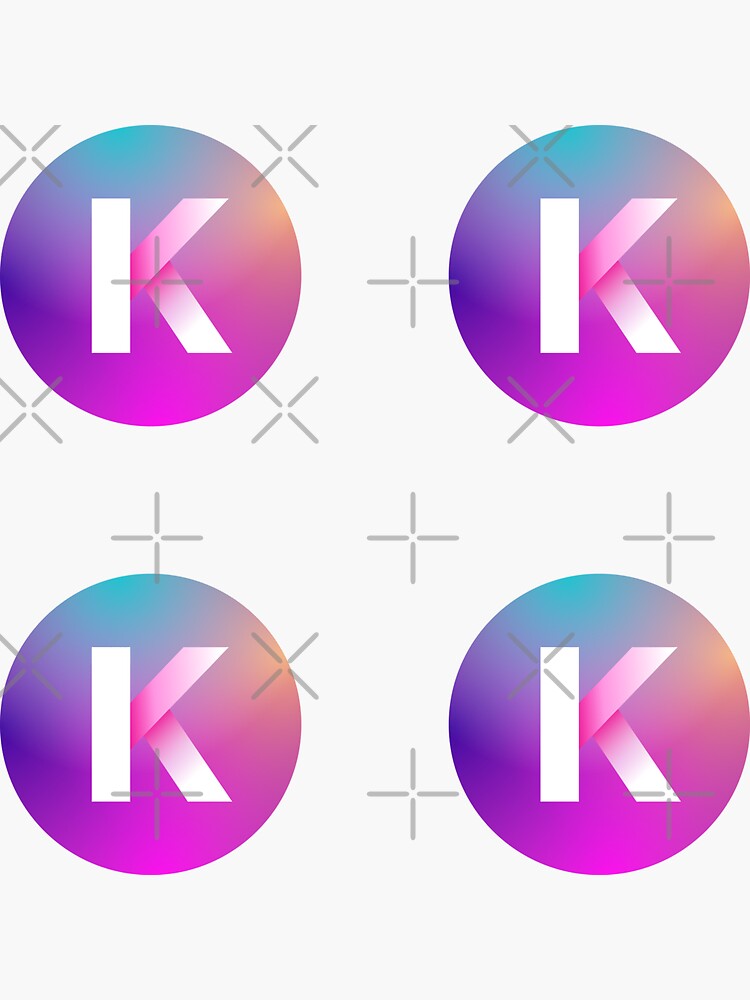 "Kadena KDA cryptocurrency logo" Sticker for Sale by angelusdark | Redbubble
