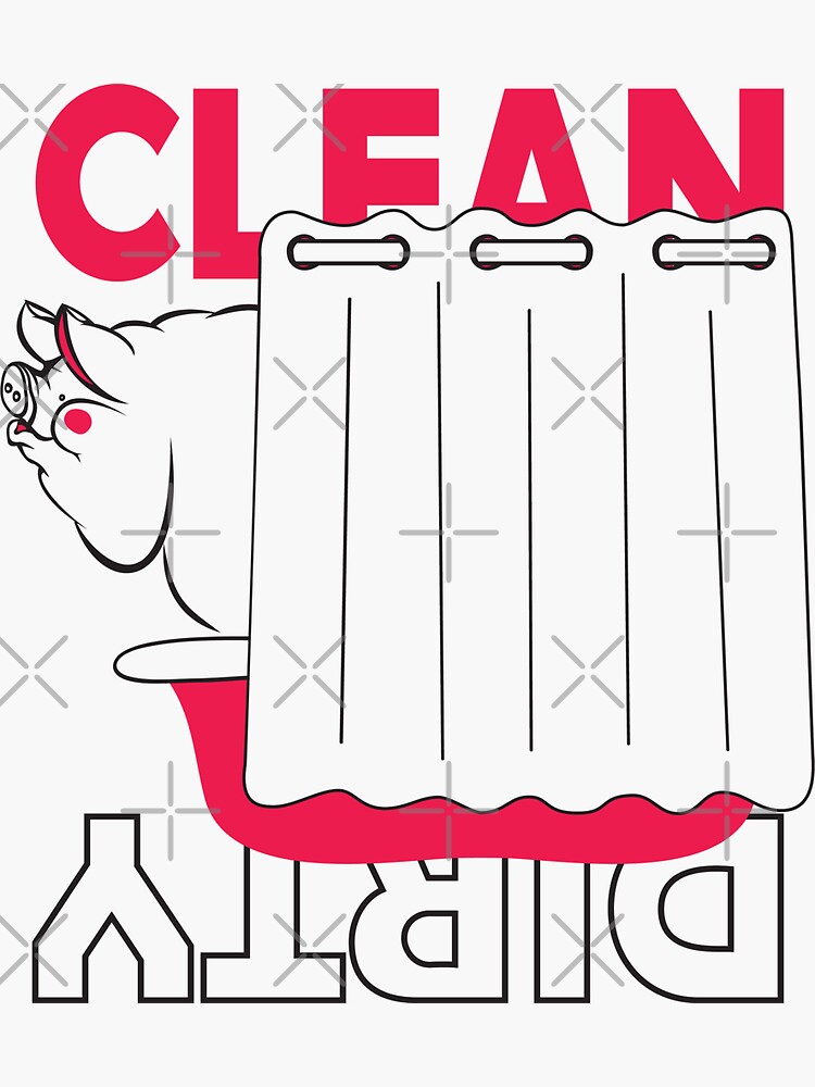 "I am Clean " Sticker for Sale by kislev | Redbubble