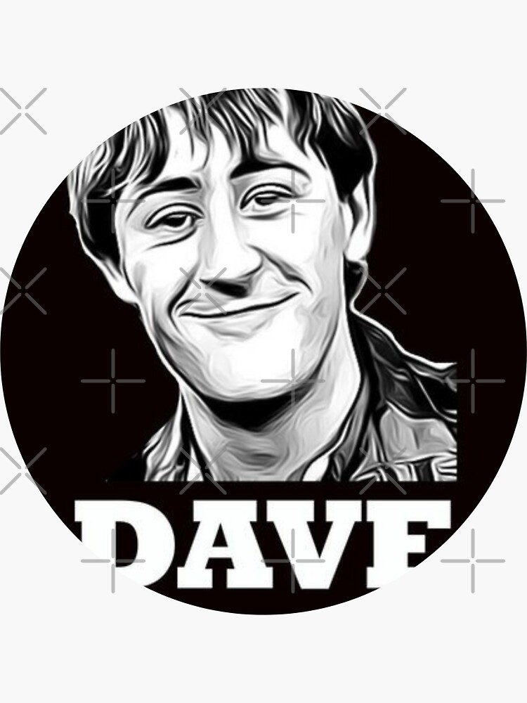 "Dave" Sticker by Purplelinda83 | Redbubble
