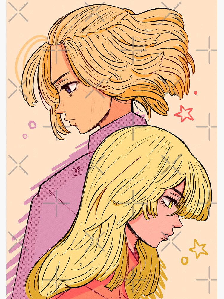 "Mikey und Emma Tokyo Revengers" Sticker von Hisshoart | Redbubble