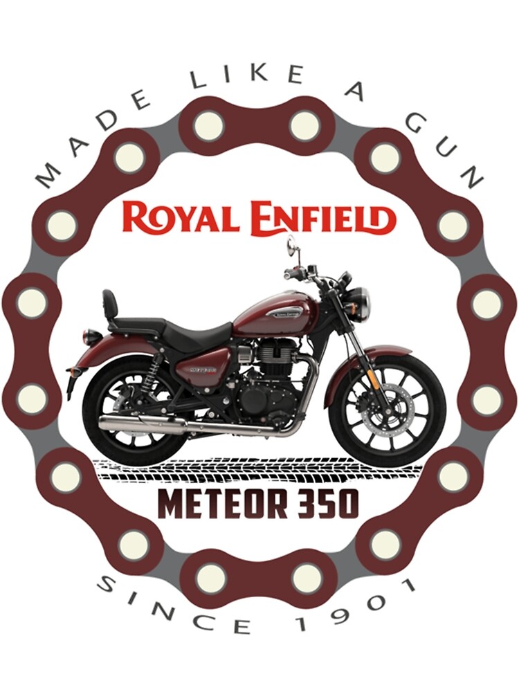 "Royal Enfield Meteor 350 Motorcycle " Poster by EmtizeeApparel | Redbubble