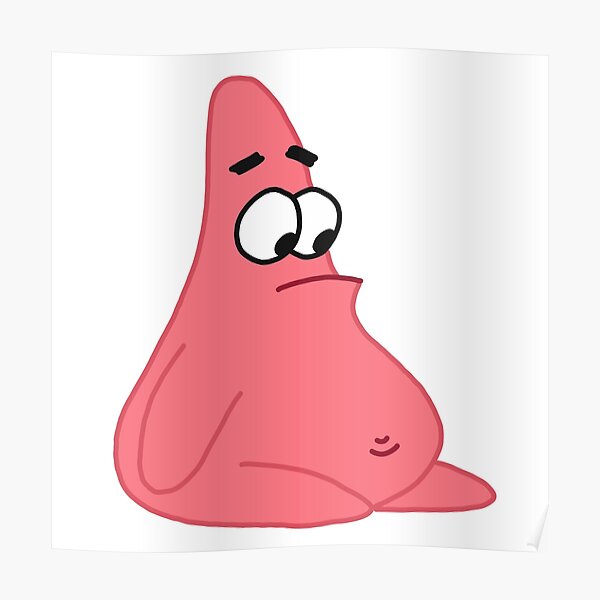"Patrick star" Poster by Szonjaj | Redbubble