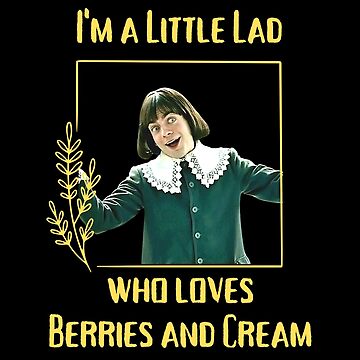 "I'm a Little Lad Who Loves Berries and Cream" iPad Case & Skin for ...