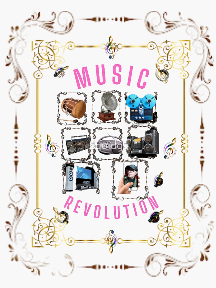 "#music,revolution ,evolution of music,real life dance" Sticker for ...