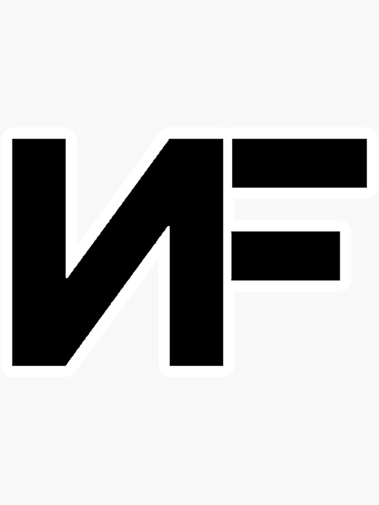 "NF Symbol" Sticker for Sale by constantcreates | Redbubble