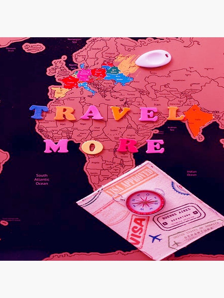 "Digital art, travel, world map, map picture" Poster for Sale by ...