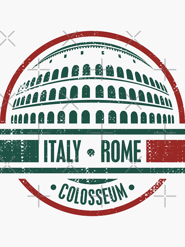 "Italy Rome Colosseum" Sticker by etraveler | Redbubble