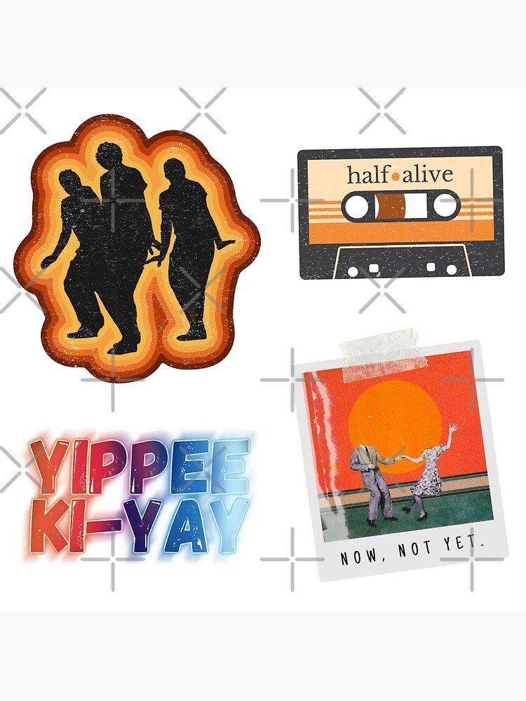 "Half Alive Sticker Pack" Art Print by Lizz-aa | Redbubble