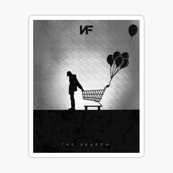 "The Search NF" Sticker for Sale by constantcreates | Redbubble