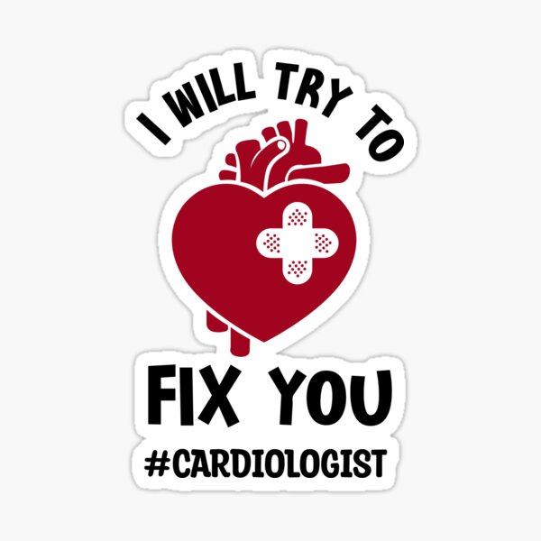 "cardiology" Sticker for Sale by Dreamgrafik | Redbubble
