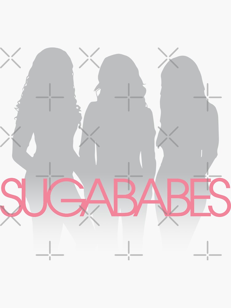 Pegatina «Sugababes - Push The Button - Silueta - Mutya Buena, Keisha ...