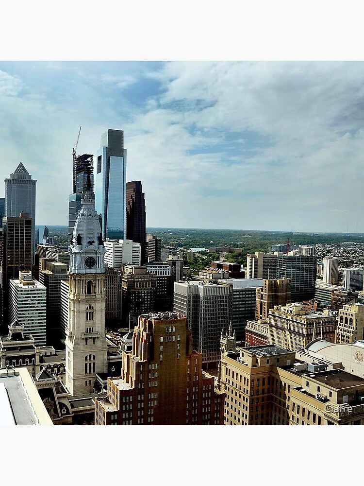"Philly Skyline" Poster for Sale by Ciafre | Redbubble