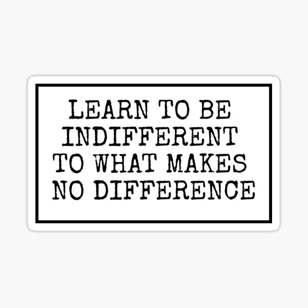 "Stoic Quotes typewriter text - Learn to be indifferent to what makes ...