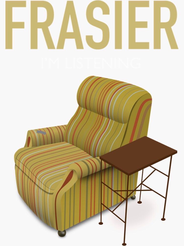 "Frasier TV Series " Sticker for Sale by dinahdesign | Redbubble