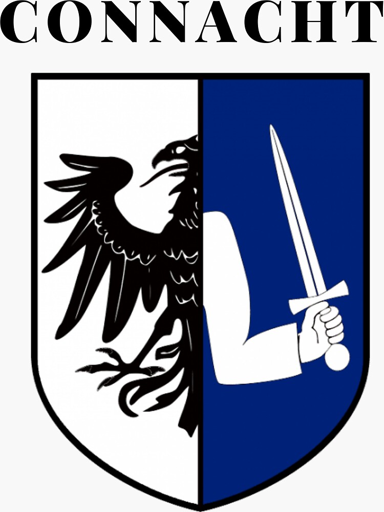 "Connacht Crest" Sticker for Sale by Connacht- | Redbubble