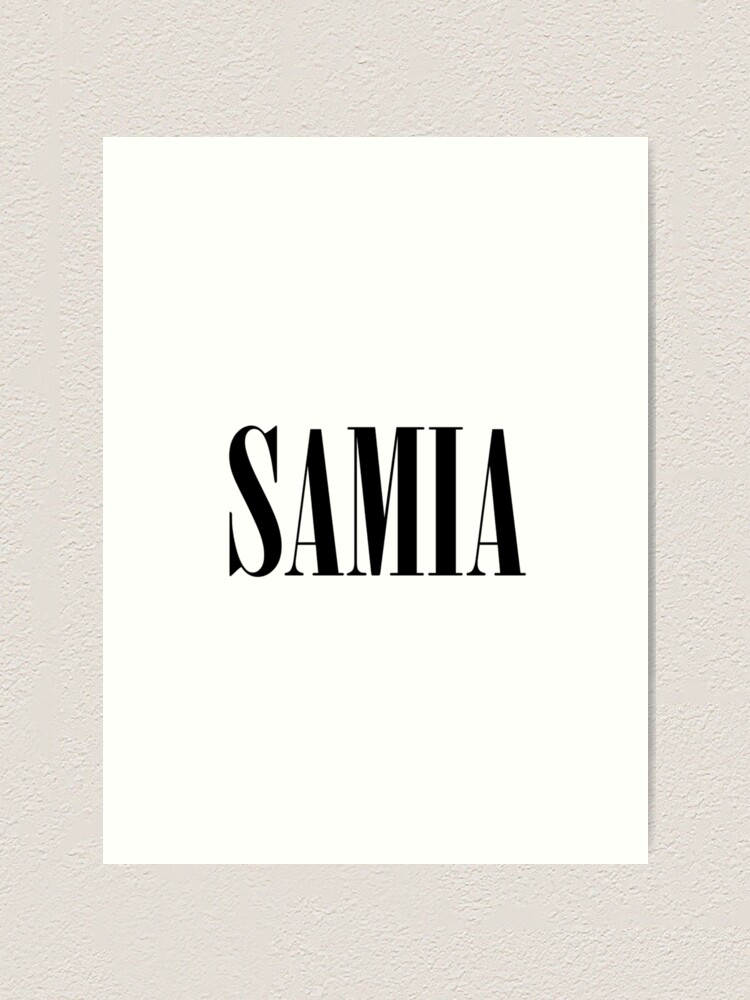 "Samia Logo | Samia Tour The Baby Big Wheel Someone Tell The Boys" Art ...