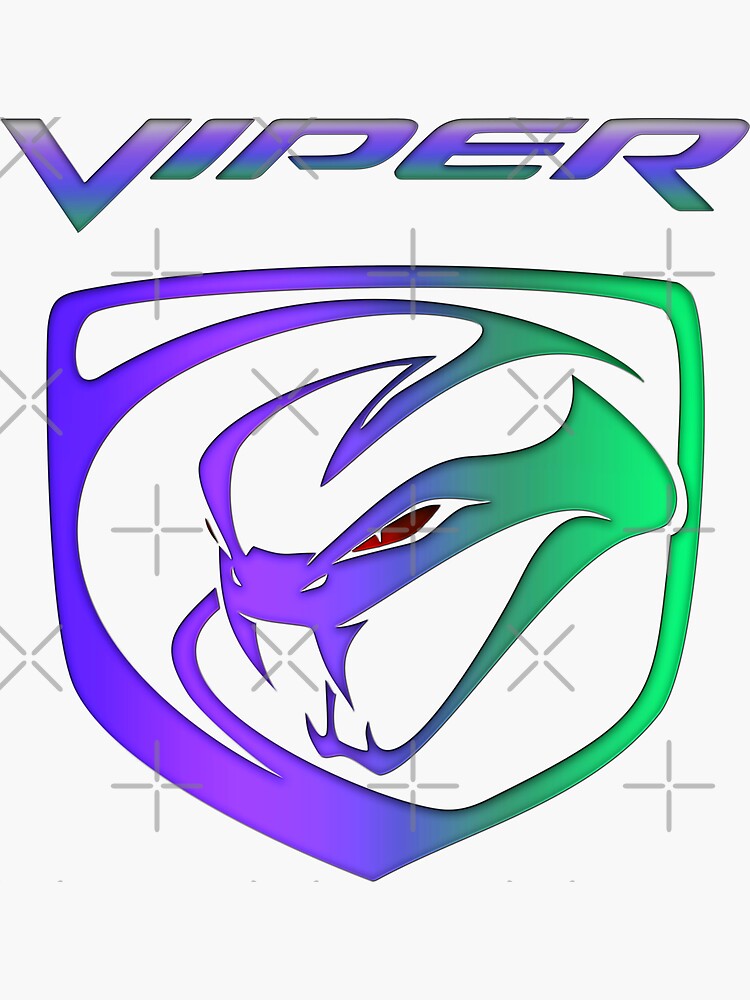 "New Viper Logo" Sticker by KidStrumming | Redbubble