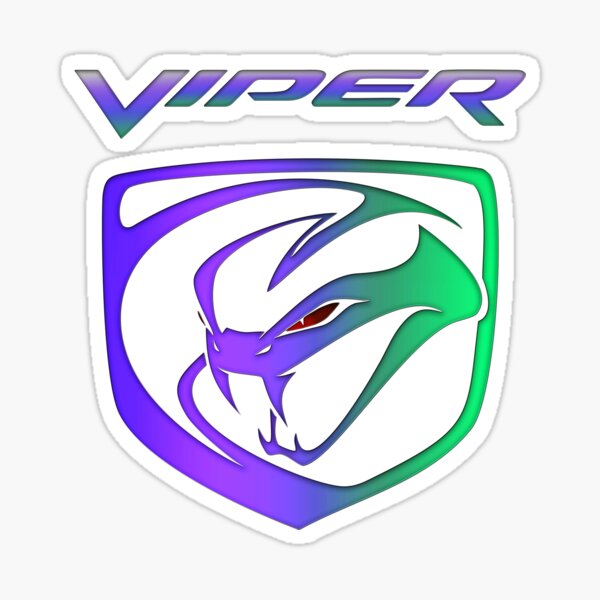 "New Viper Logo" Sticker by KidStrumming | Redbubble