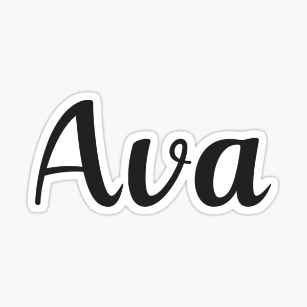 "Ava" Sticker for Sale by 99Posters | Redbubble