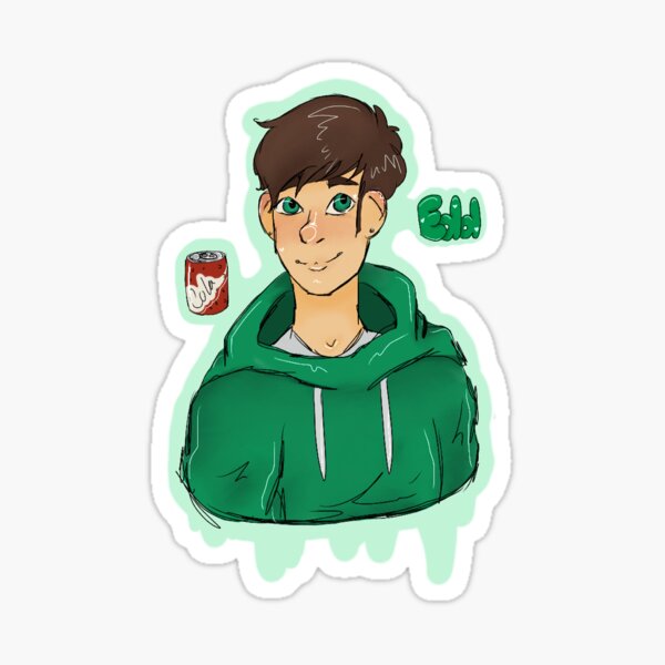 "Eddsworld Edd Sticker" Sticker for Sale by snazzyrow | Redbubble