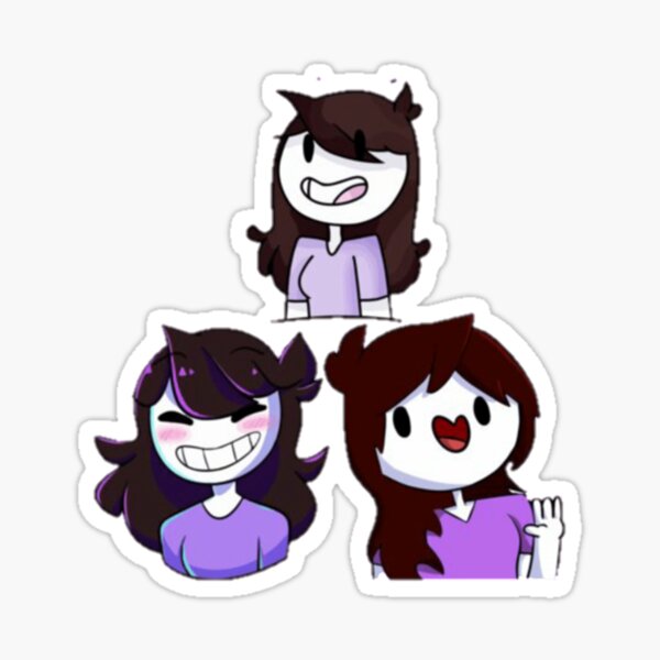 "jaiden animations " Sticker for Sale by Kaliadesign | Redbubble