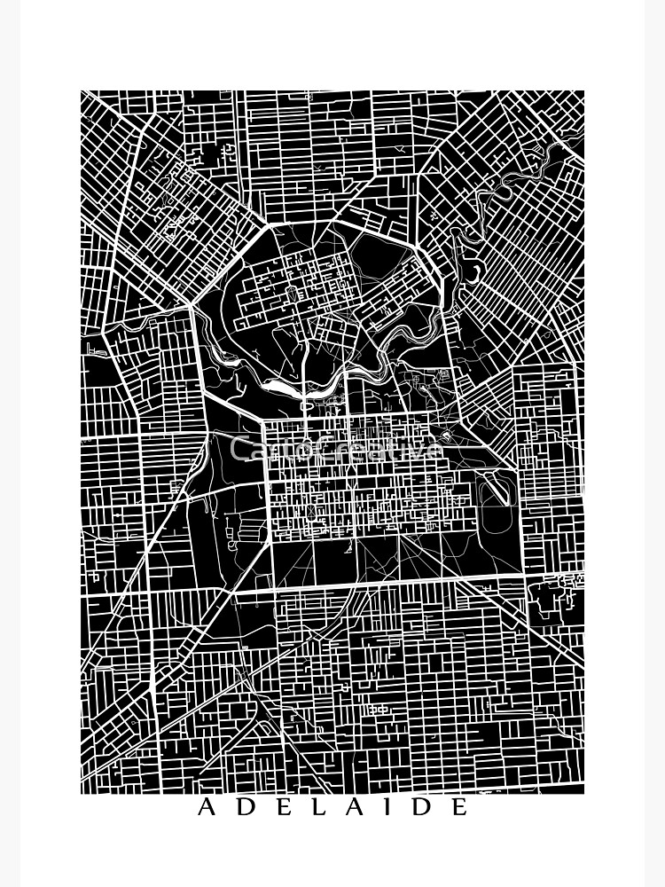 Adelaide (Black) Premium Matte Vertical Poster sold by Ishan Agarwal ...
