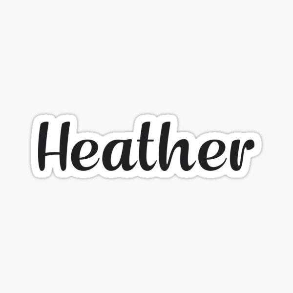 "Heather" Sticker by 99Posters | Redbubble