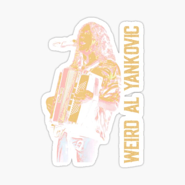 "Weird Al Yankovic Music " Sticker for Sale by YesYesYallA | Redbubble