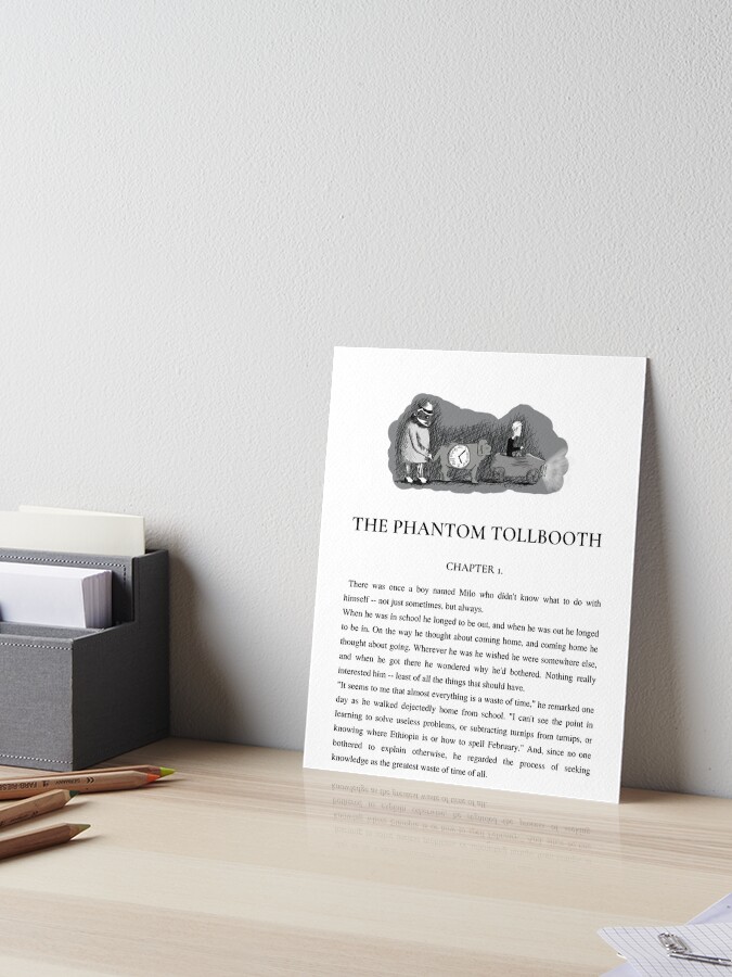 "The Phantom Tollbooth Art, Classic Book Page, Chapter 1, Book Page Art ...