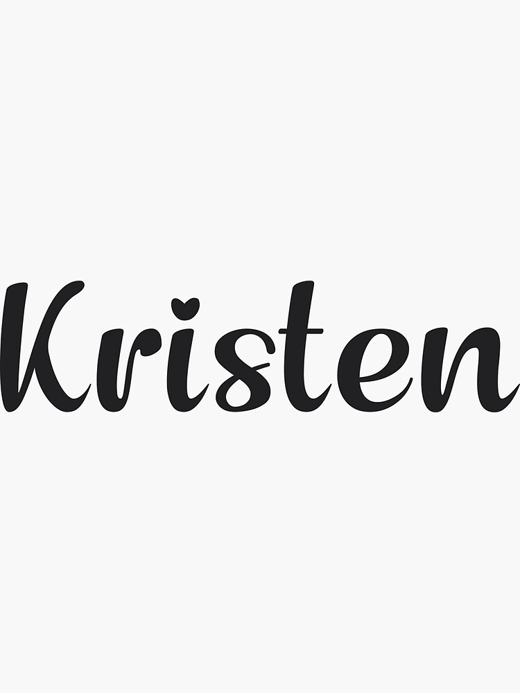 "Kristen" Sticker for Sale by 99Posters | Redbubble