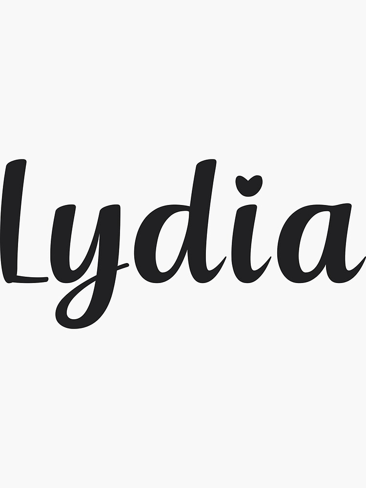 "Lydia" Sticker for Sale by 99Posters | Redbubble
