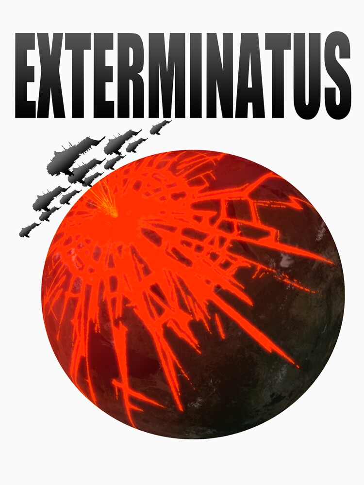 "Exterminatus Title " T-shirt for Sale by TheGiftorium | Redbubble ...