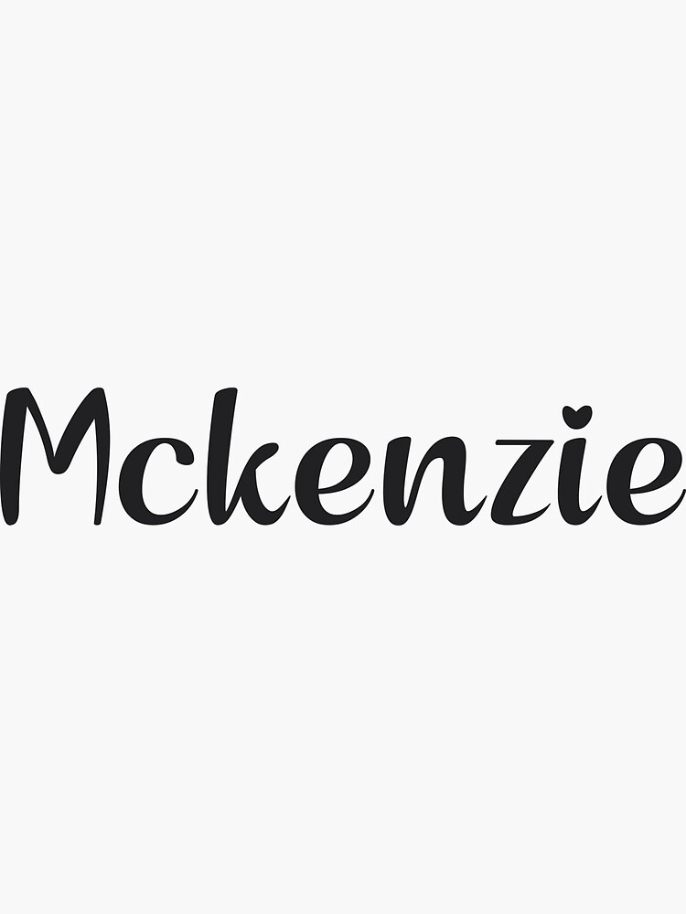 "Mckenzie" Sticker for Sale by 99Posters | Redbubble