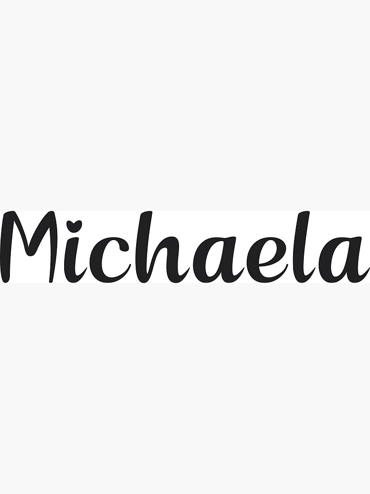 "Michaela" Poster by 99Posters | Redbubble