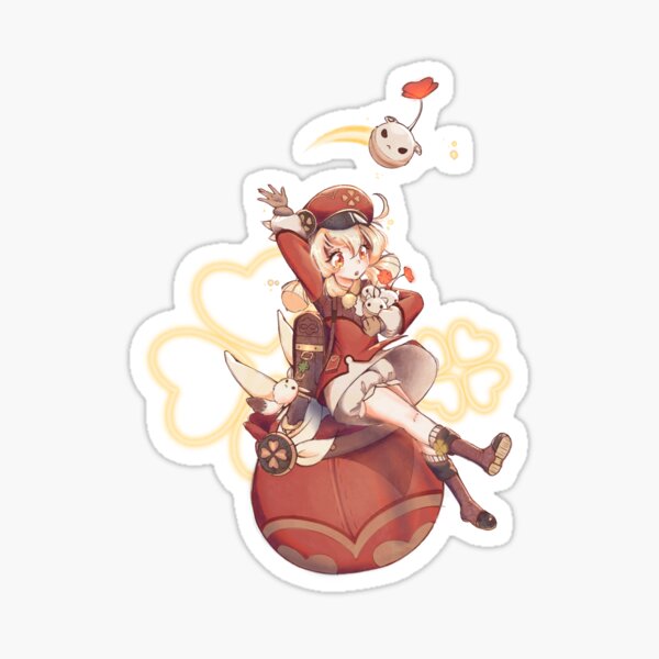 "Klee "Dodoco Boom!" Sticker (Genshin Impact)" Sticker for Sale by ...