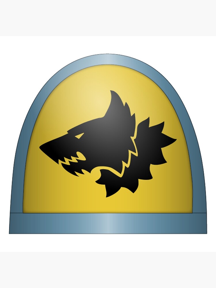 "Space Wolves Symbol" Poster for Sale by cosqibun | Redbubble