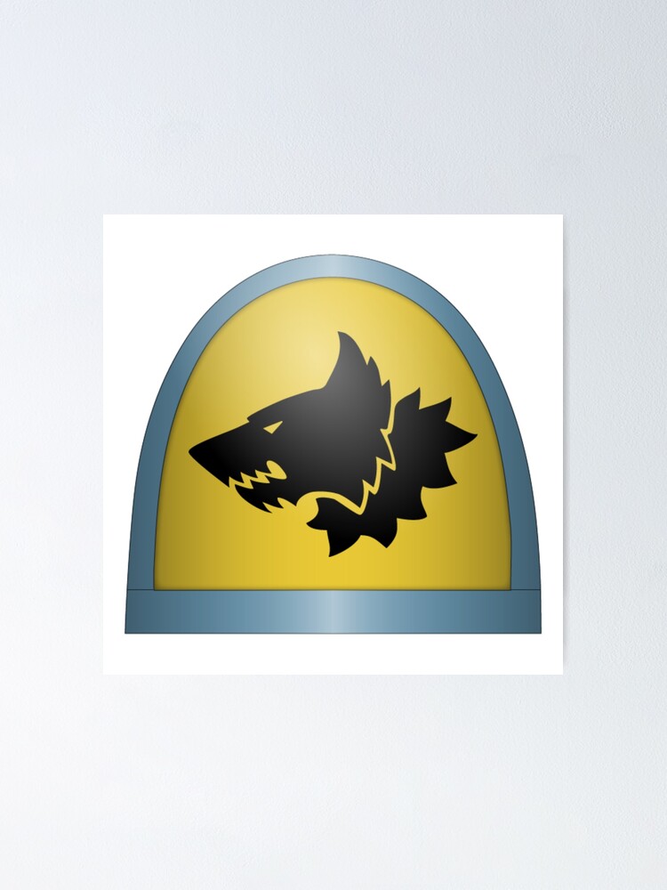 "Space Wolves Symbol" Poster for Sale by cosqibun | Redbubble