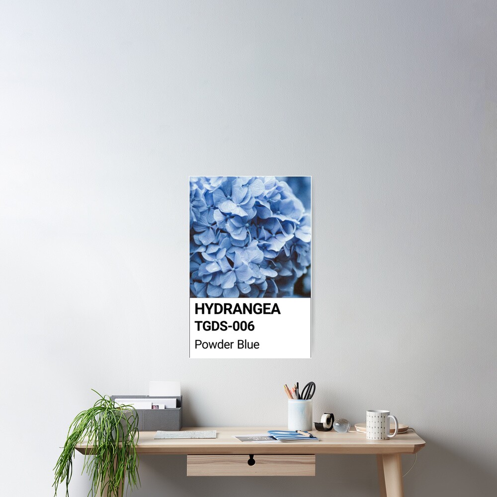 "Pantone Color Of The Year hydrangea." Poster for Sale by DarrylAmber ...