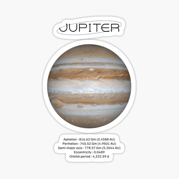 "Jupiter - Solar System Planets" Sticker for Sale by pinylate | Redbubble
