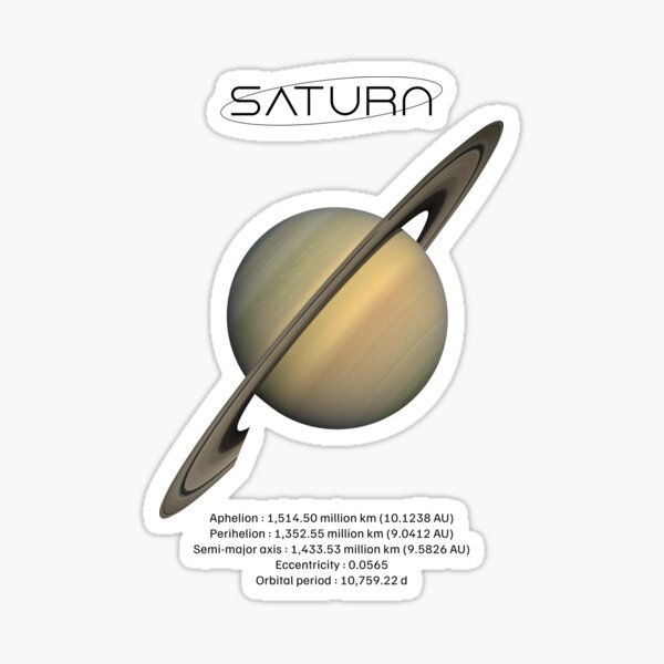 "Saturn - Solar System Planets" Sticker for Sale by pinylate | Redbubble