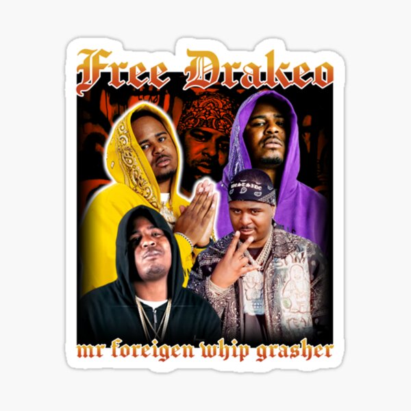"Drakeo The Ruler" Sticker for Sale by MistyDYoung | Redbubble