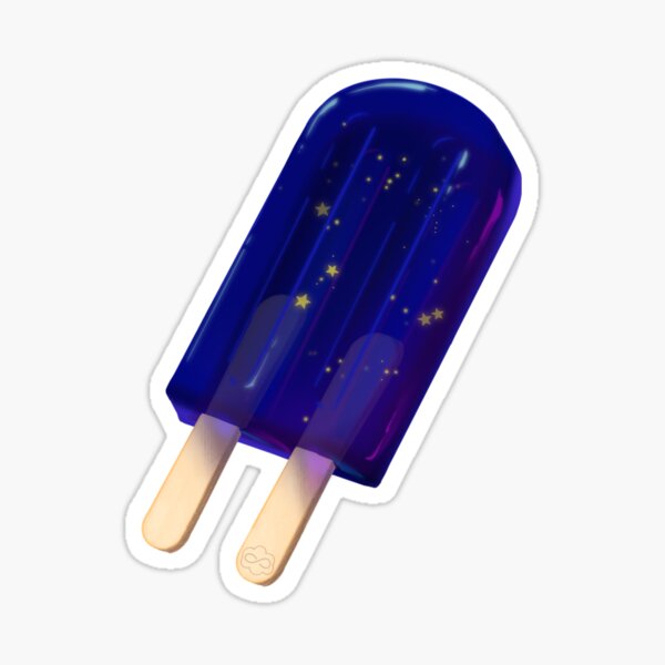 "Space Popsicle "Extraterrestrial" Sticker " Sticker by Sydcerity ...