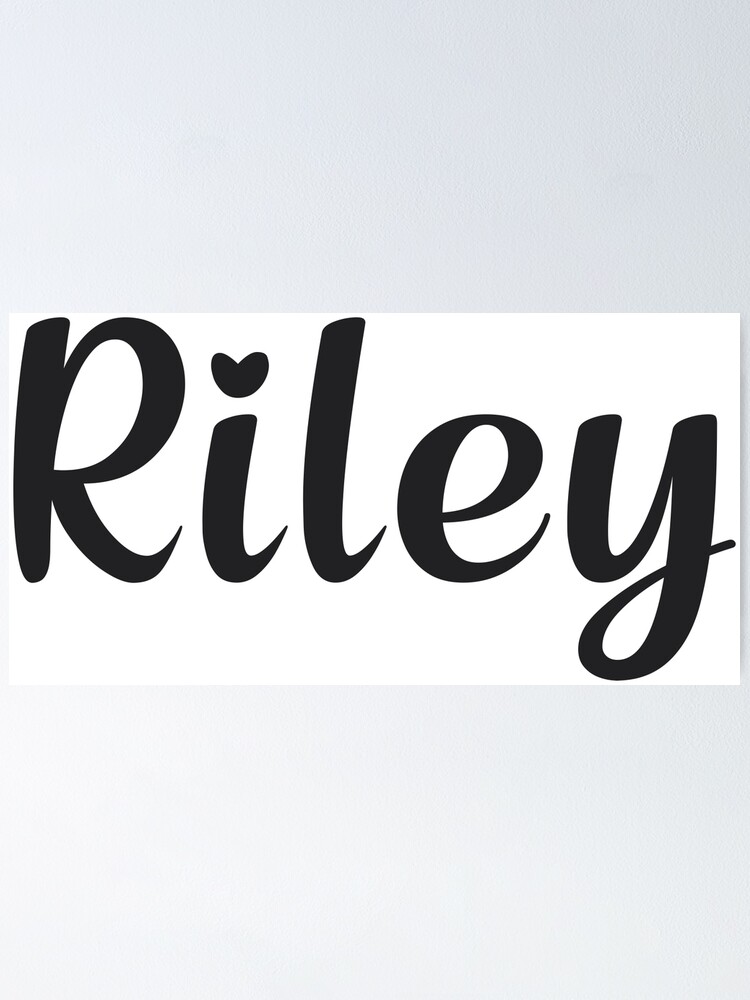 "Riley" Poster for Sale by 99Posters | Redbubble
