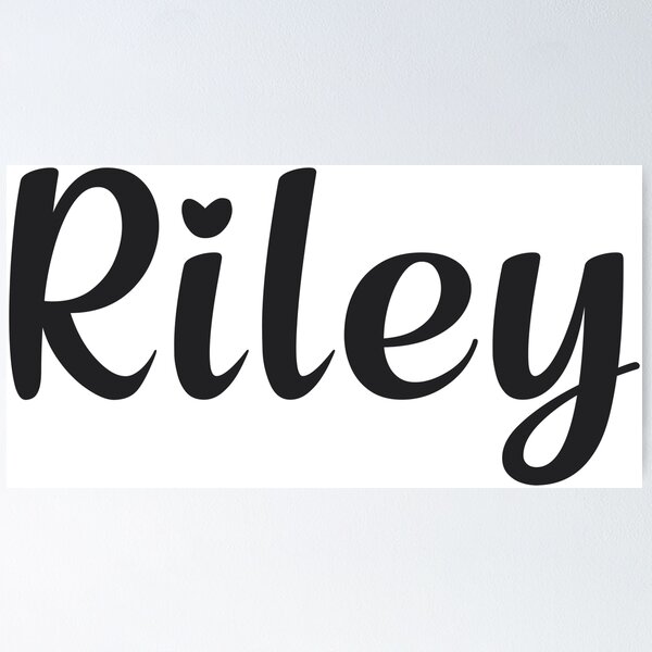 "Riley" Poster for Sale by 99Posters | Redbubble