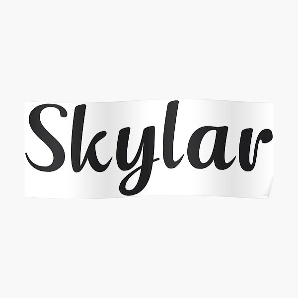 "Skylar" Poster by 99Posters | Redbubble
